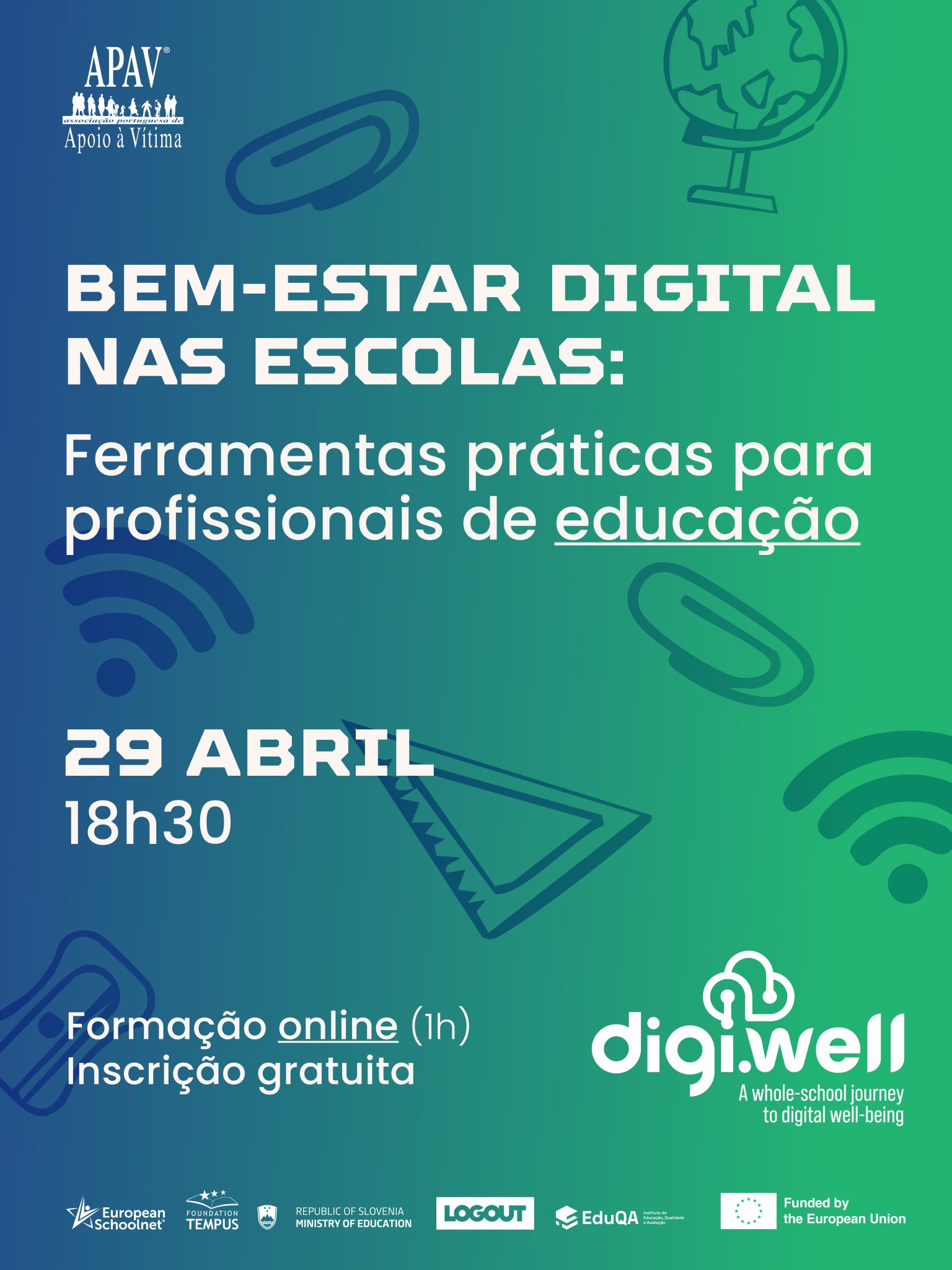 Formação online sobre bem-estar digital nas escolas realiza-se a 29 de ...